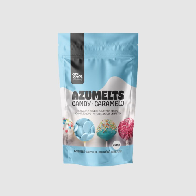 Azumelts Chocolate Azul Bebé 250g | FestasParty
