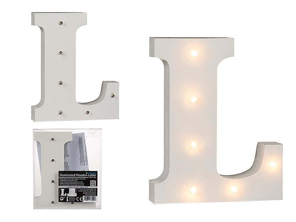 Letra L Luminosa c/ Leds | FestasParty