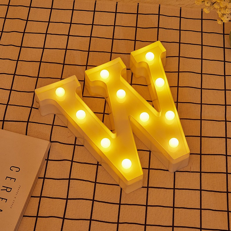 Letra W Led Luminosa | FestasParty