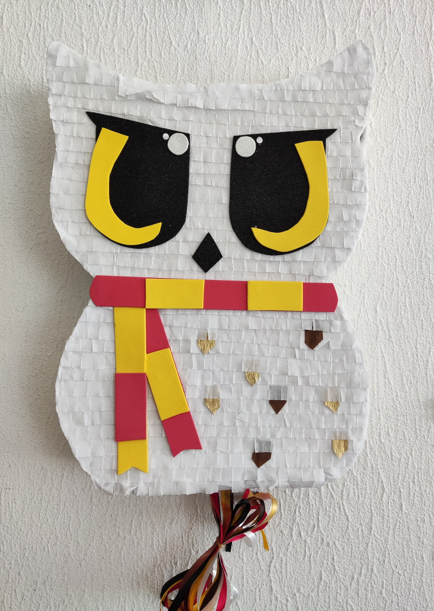 Pinhata Hedwig Harry Potter 44cm | FestasParty